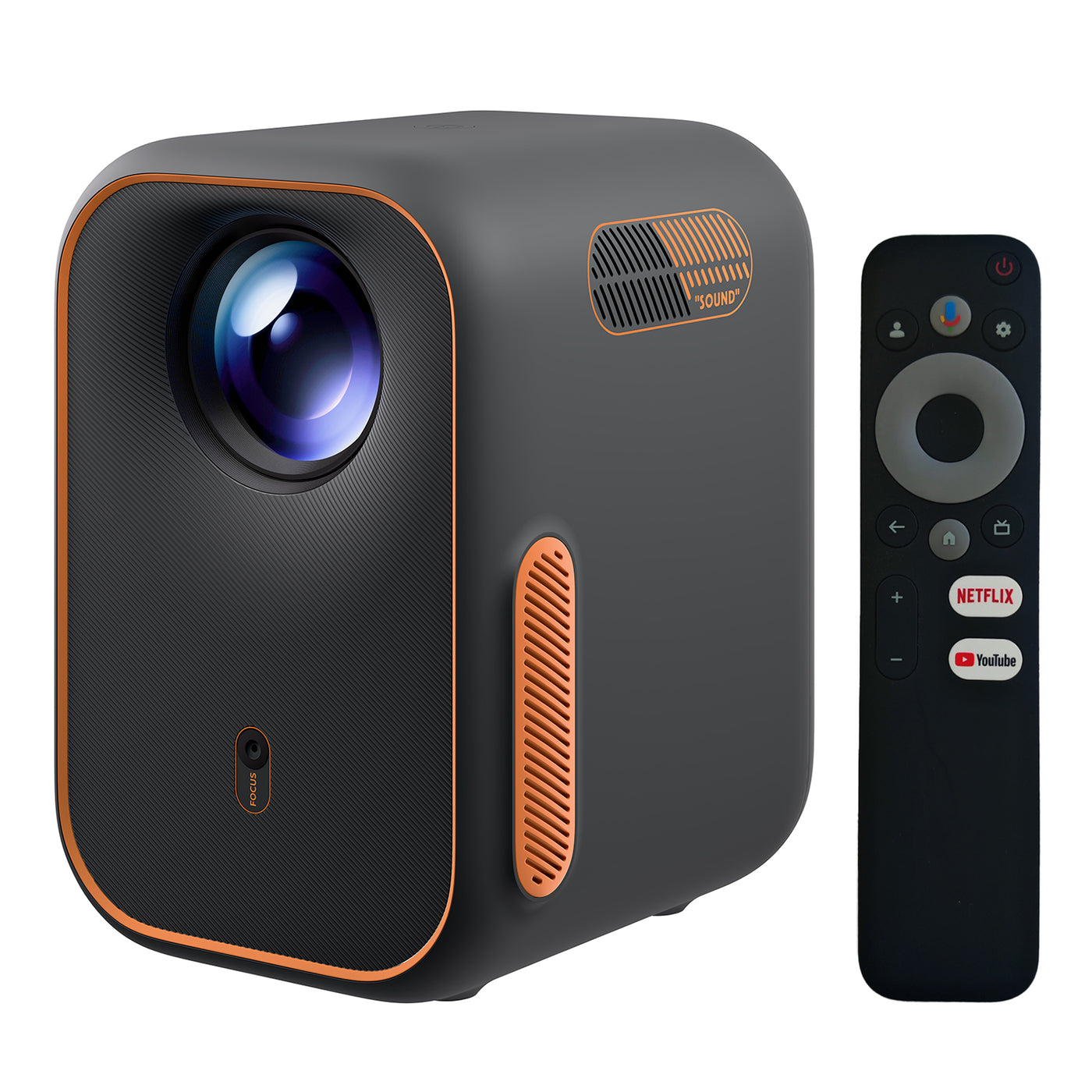 Xming Episode One Portable 1080P Projector, Dolby, Official Google TV
