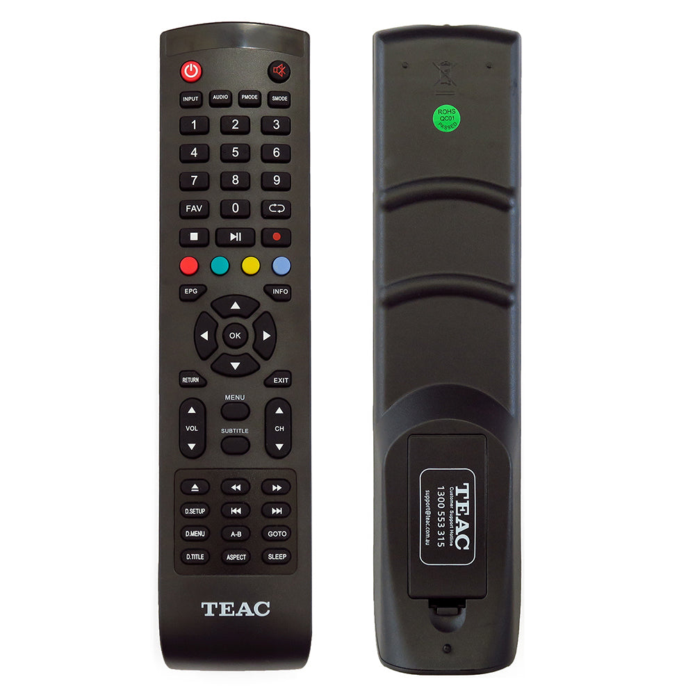 TEAC TV DVD COMBO Original Remote Control TRC1000 240602000542 GD3 A1